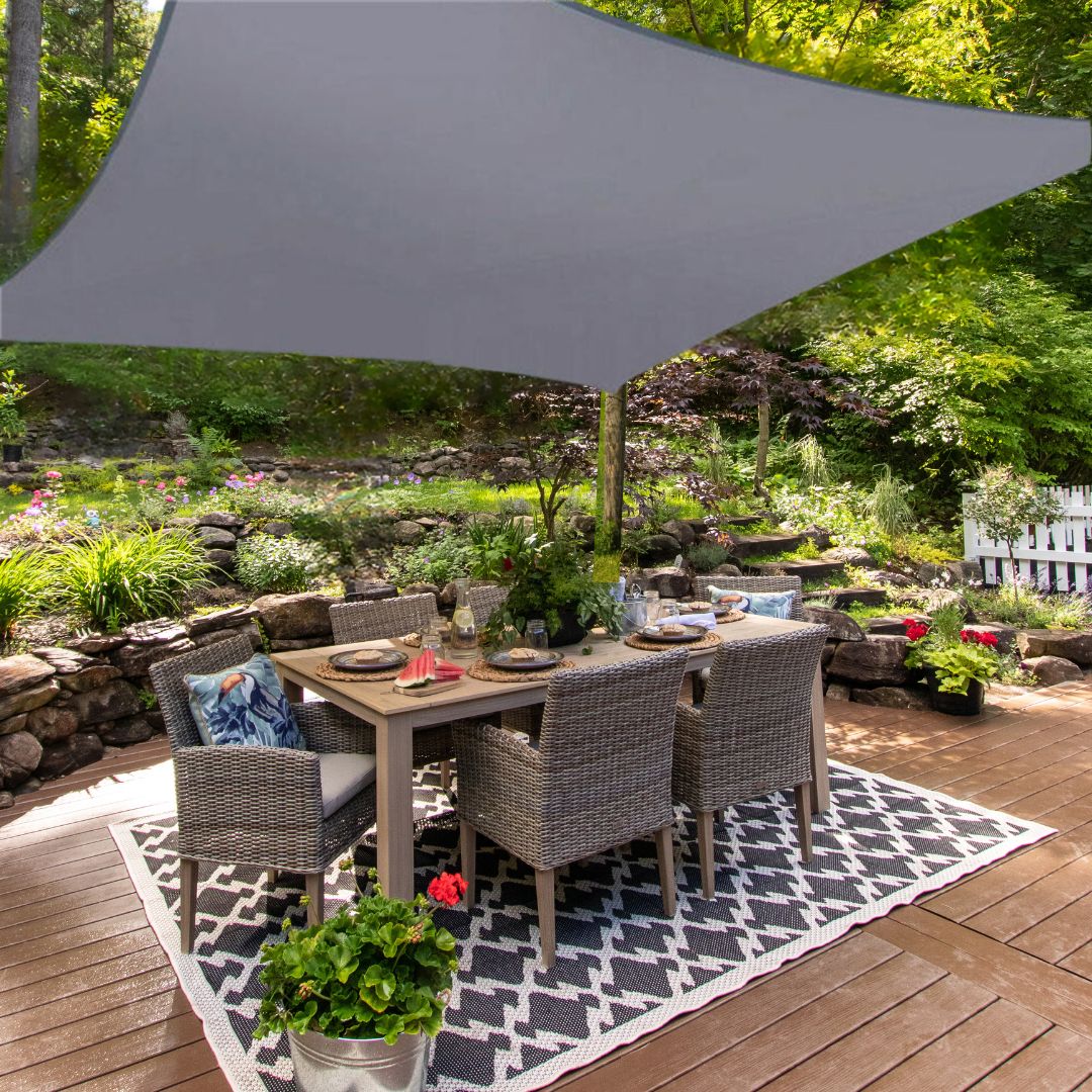 Coloured UV and Water Resistant Shade Sails – Clara Shade Sails