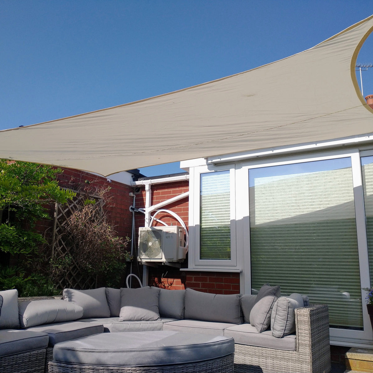 Rectangle Cream - Sun Shade Sail - Water Resistant – Clara Shade Sails